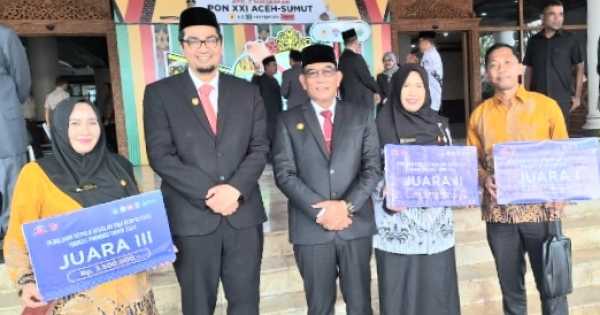 Kepala SMA dari Langsa, Aceh Besar dan Sabang Raih Juara GTK Berprestasi - Pendidikan - THE ...
