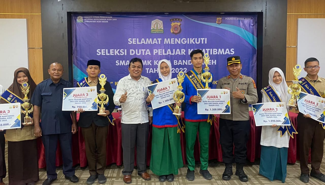 Lagi, Siswa SMAN 3 Banda Aceh Raih Juara Satu Duta Pelajar Kamtibmas - Pendidikan - THE JURNAL ...
