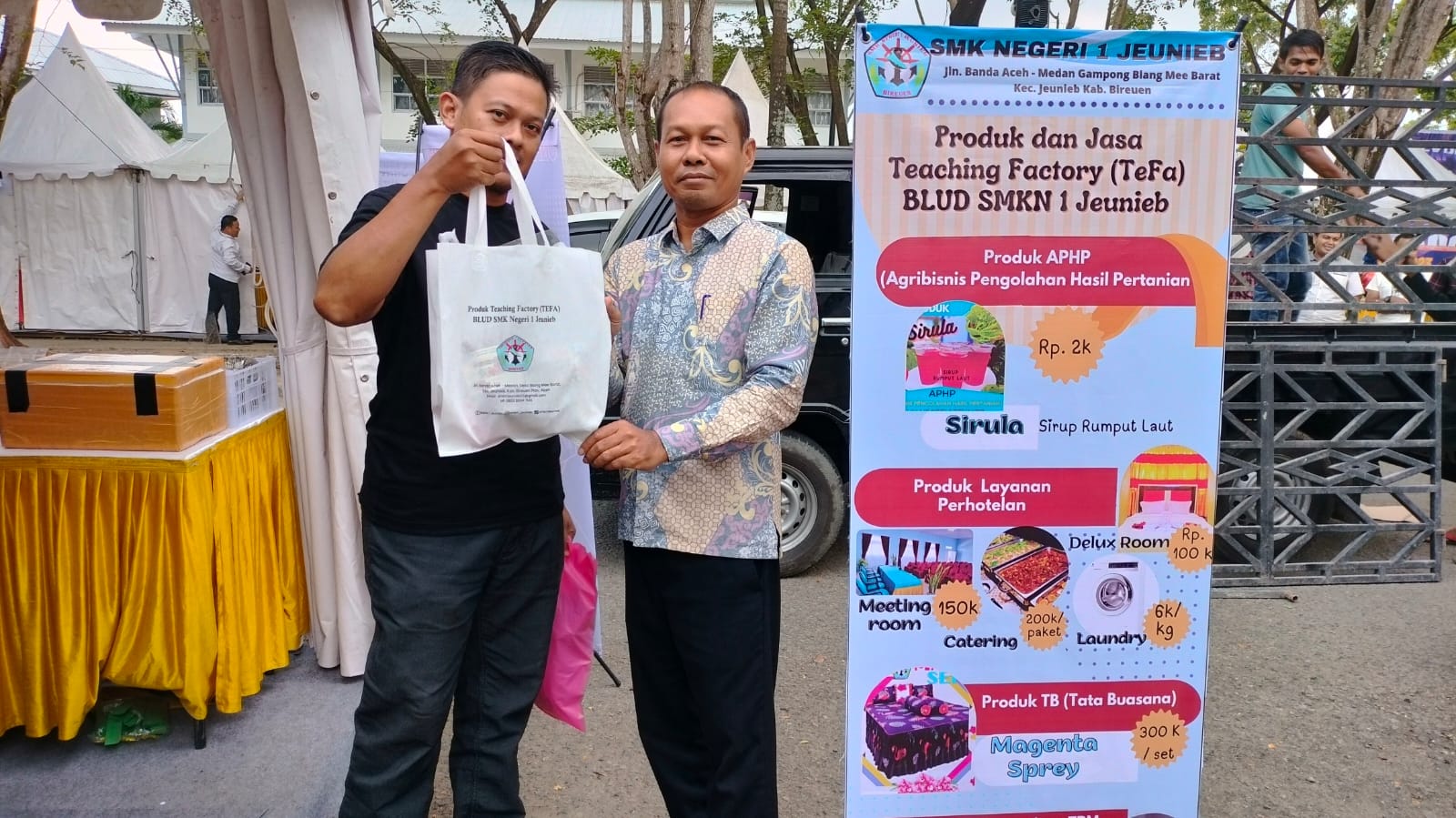 Bireuen Tampilkan Berbagai Produk TeFa di Ekspose dan Launching BLUD ...